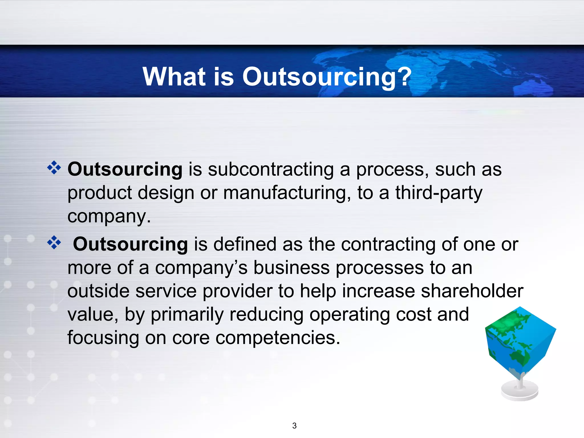Outsourcing | PPT