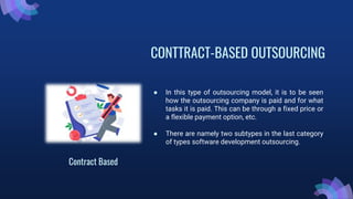 Outsourcing power point presentation for SEPM | PPTX