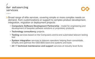 Computaris outsourcing engagement model | PPT