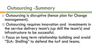 Outsourcing life cycle | PDF