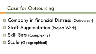 Outsourcing life cycle | PDF
