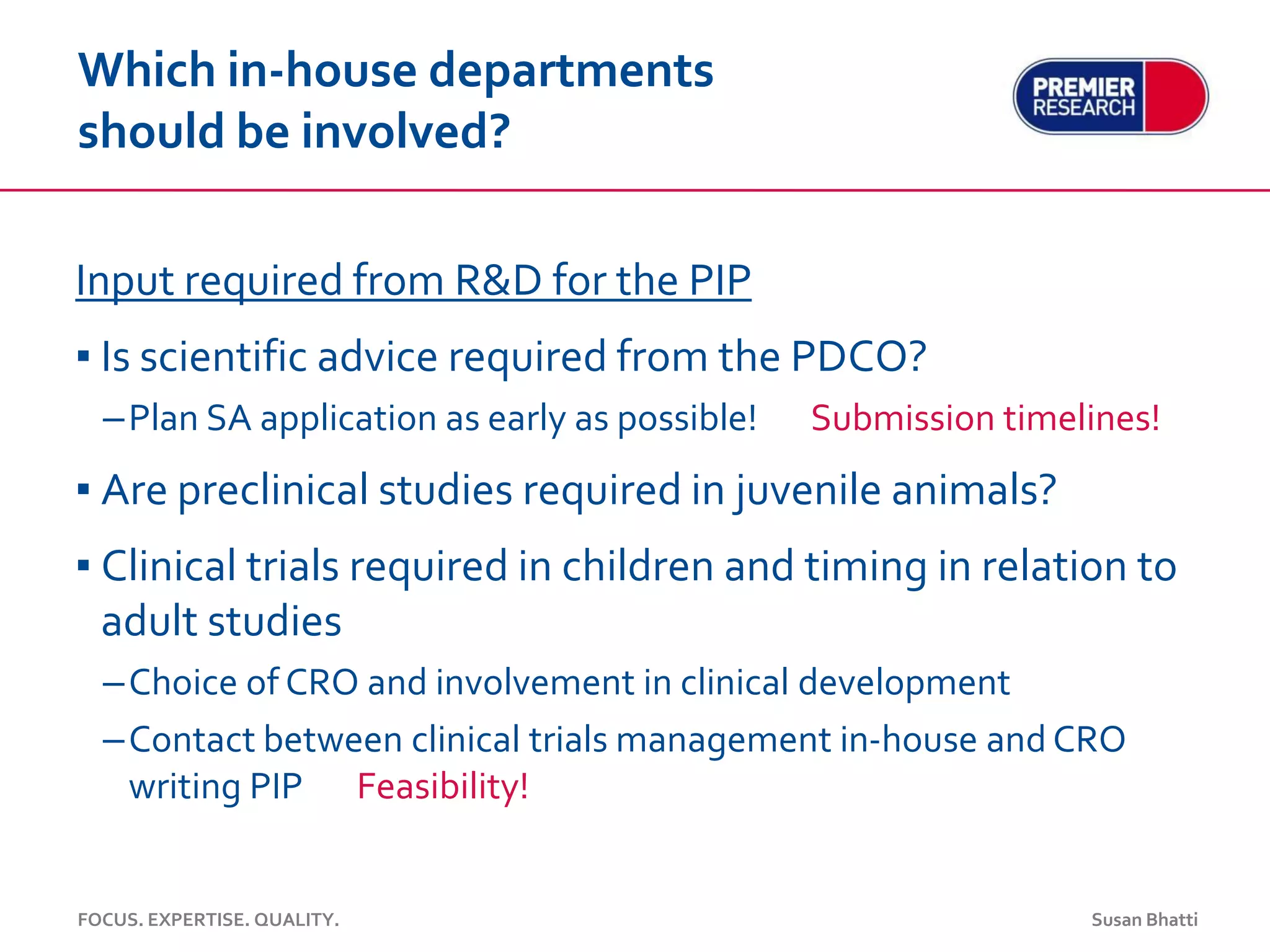 Outsourcing Paediatric Investigation Plans | PDF