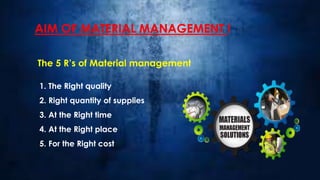 Material Management | PPTX