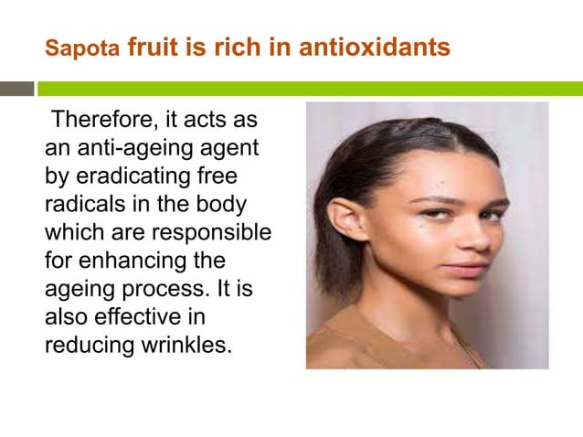 Outstanding health benefits of cheeko ( sapota) fruit A series of ...