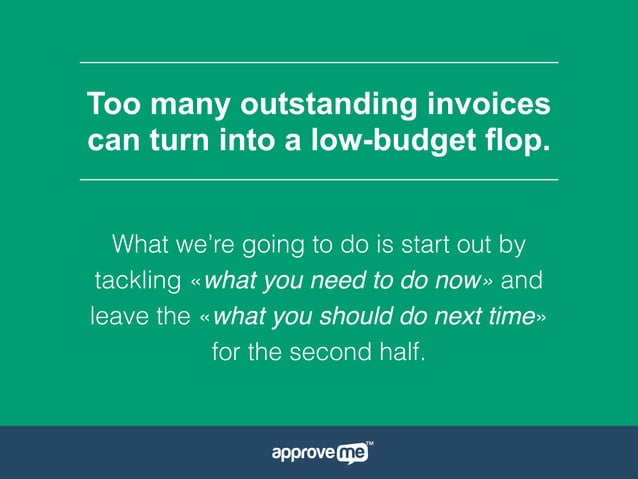 Outstanding invoices | PPT