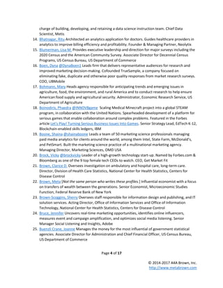 Outstanding women in analytics 2017 | PDF