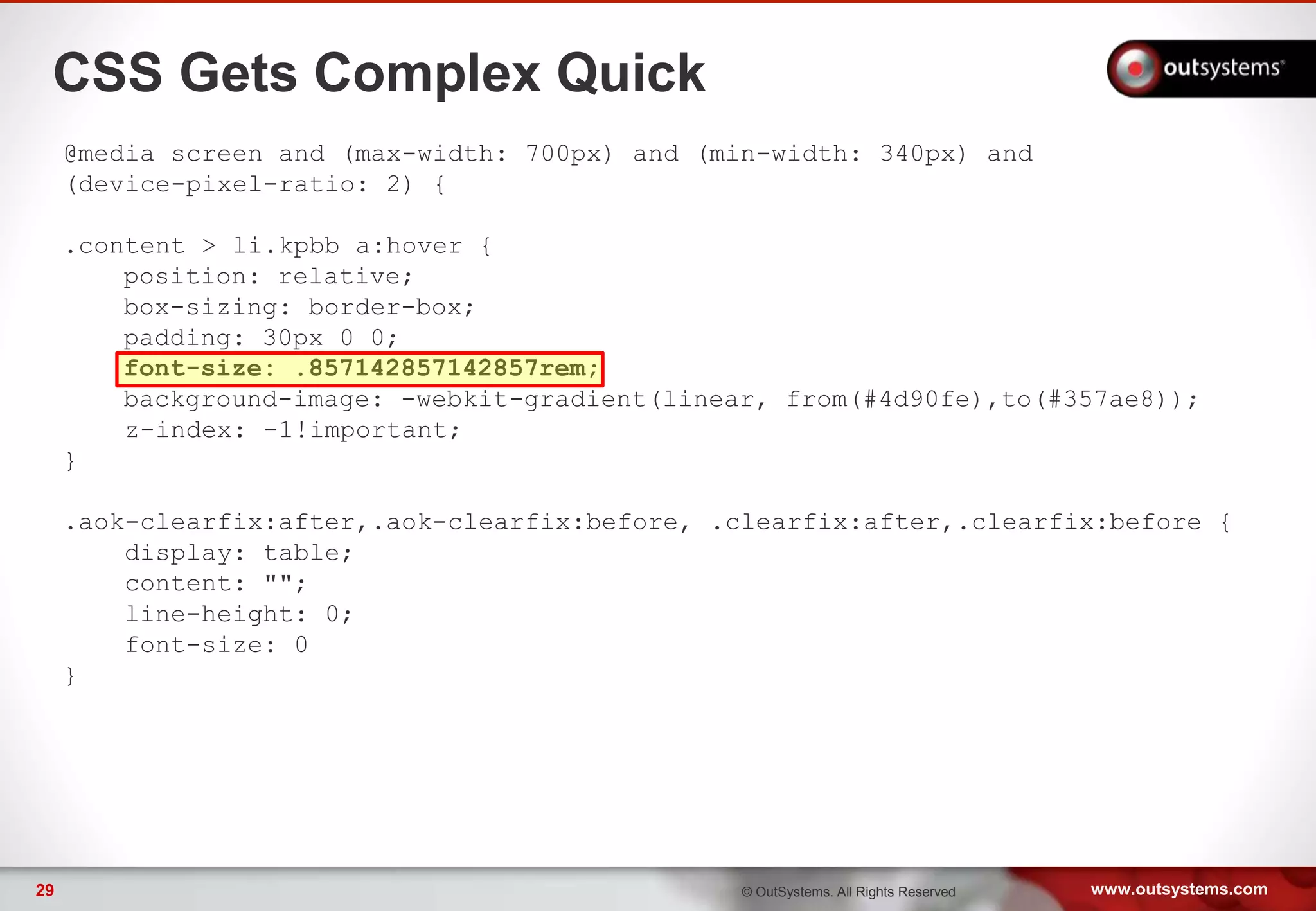 OutSystems: A more efficient way to build apps! | PPTX