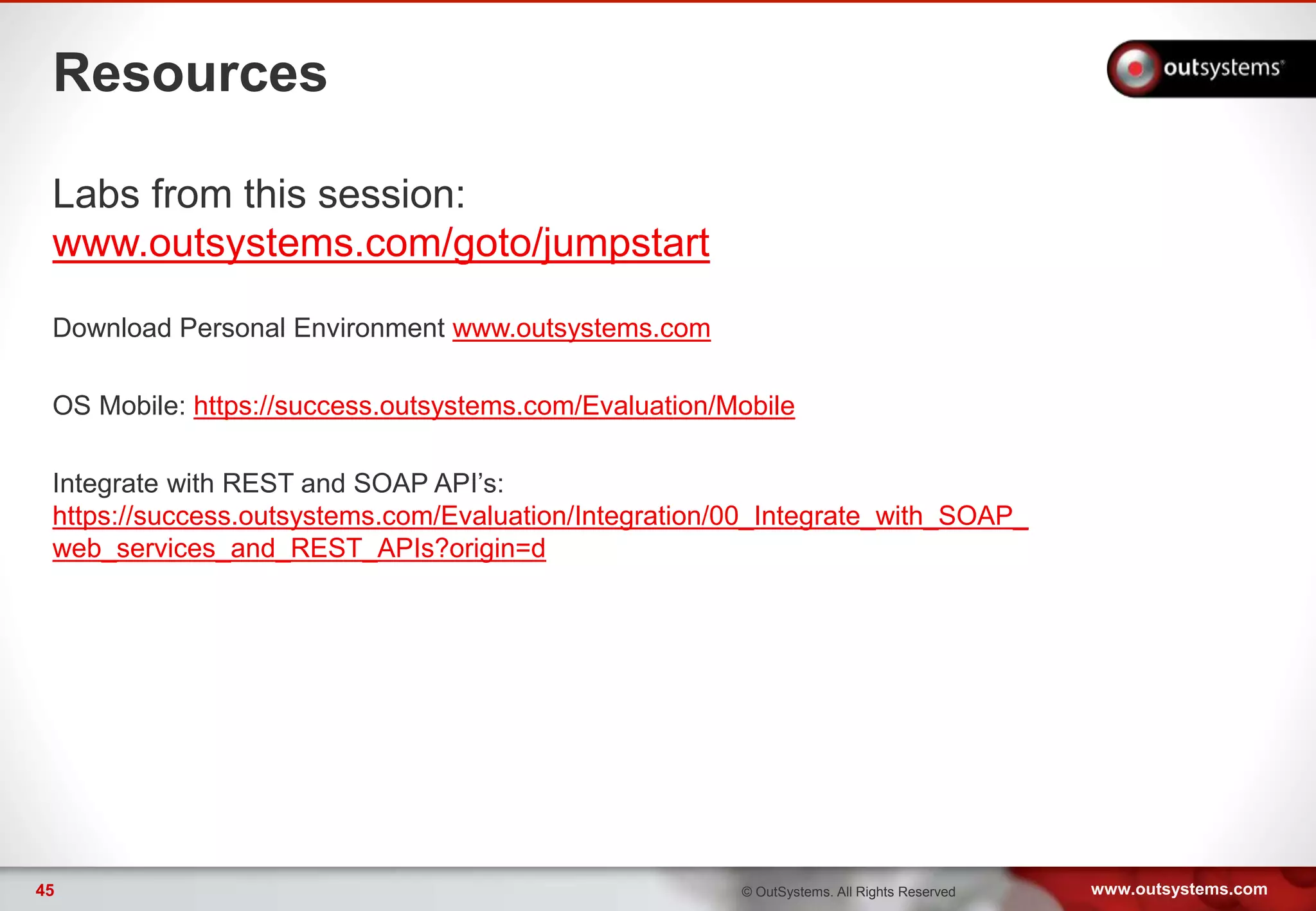 OutSystems: A more efficient way to build apps! | PPTX