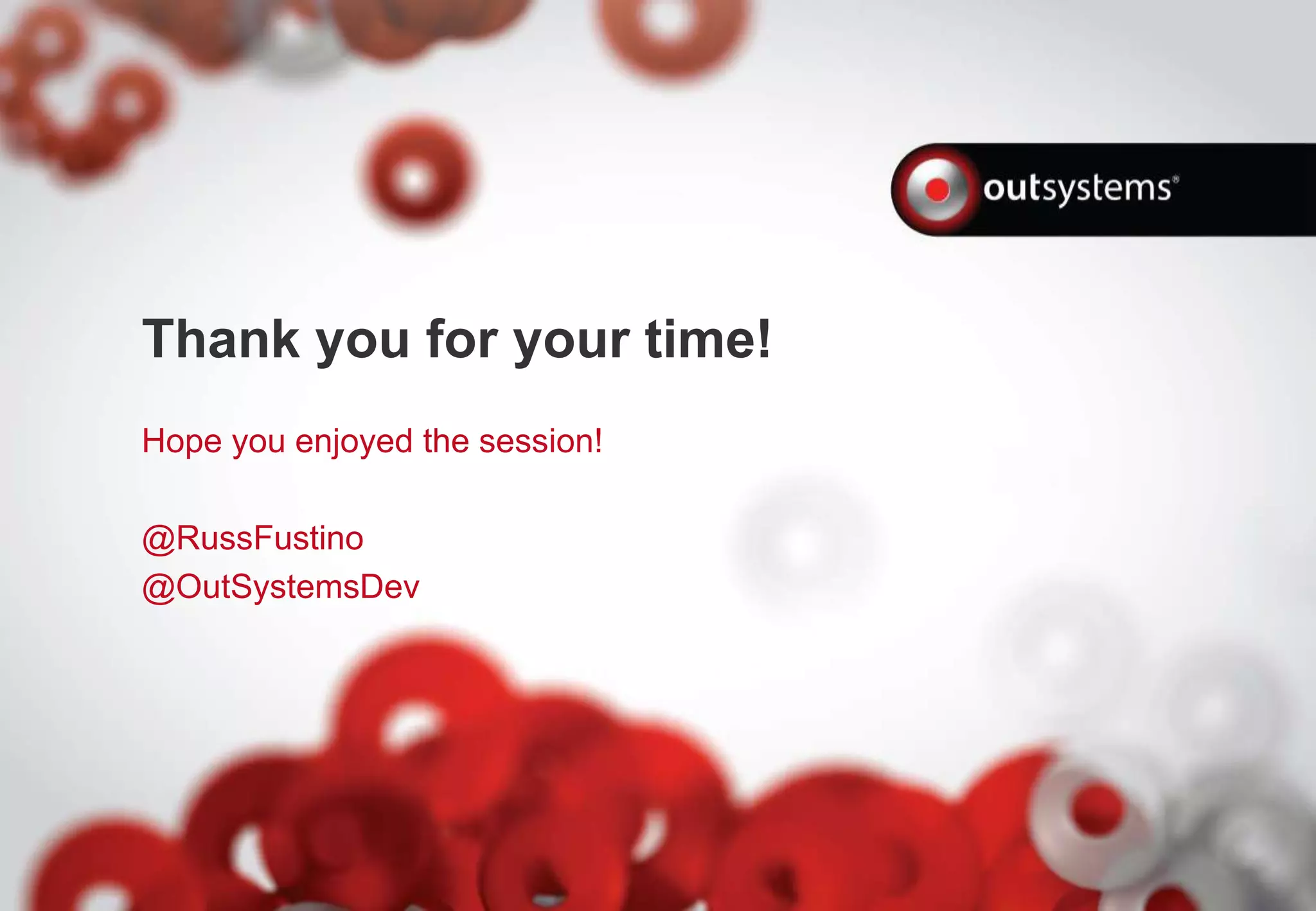 OutSystems: A more efficient way to build apps! | PPTX