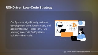 Streamline Development with OutSystems Low-Code App Development Solutions | PDF