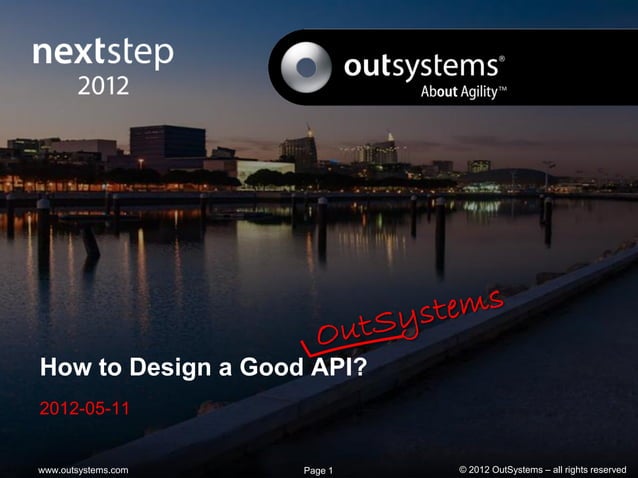 How to design good APIs | PPT