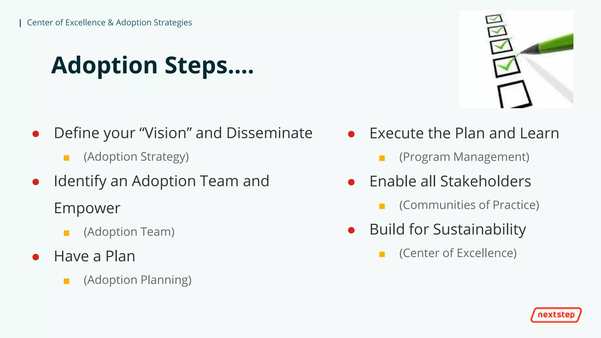 OutSystems Lessons: Center of Excellence and Adoption Strategies | PPTX