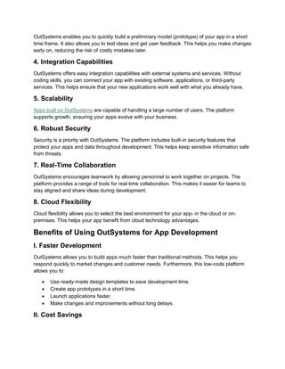 Accelerate Your App Development Initiatives with OutSystems | PDF