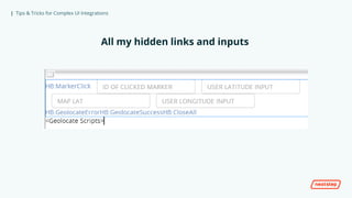 OutSystems Tricks & Tips for Complex UI Integrations | PPT