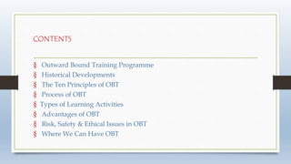 Outward bound training programme | PPTX