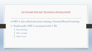 Outward bound training programme | PPTX