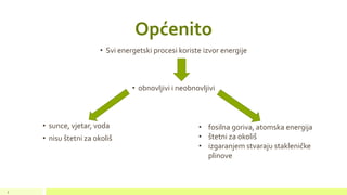 Očuvanje energije | PPTX