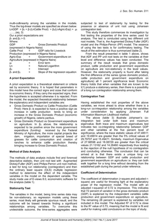 Cattle Rearing and its Contribution to the Nigerian Economy: An ...
