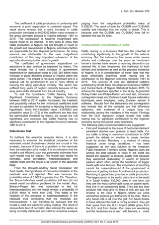 Cattle Rearing and its Contribution to the Nigerian Economy: An ...