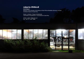 OVALLE roberto - portfolio English | PPT