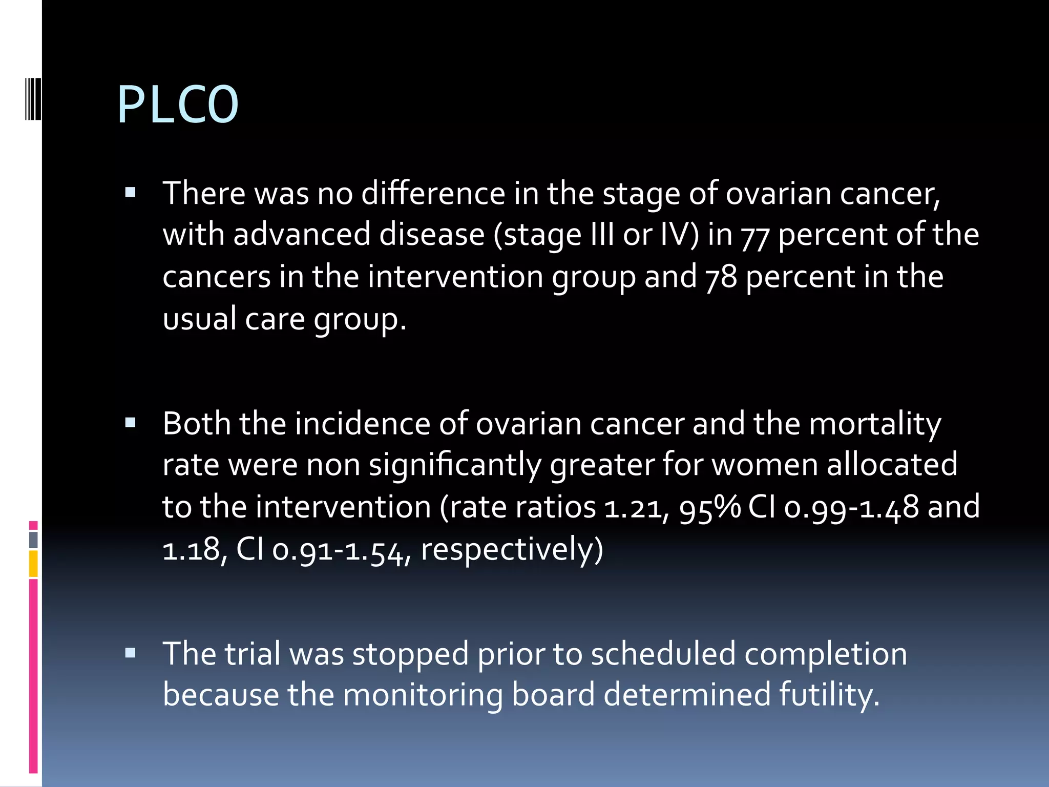 Ovarian ca screening | PDF