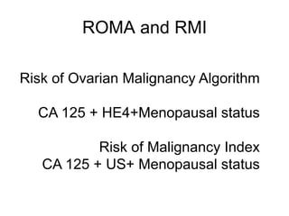 Ovarian cancer | PPT