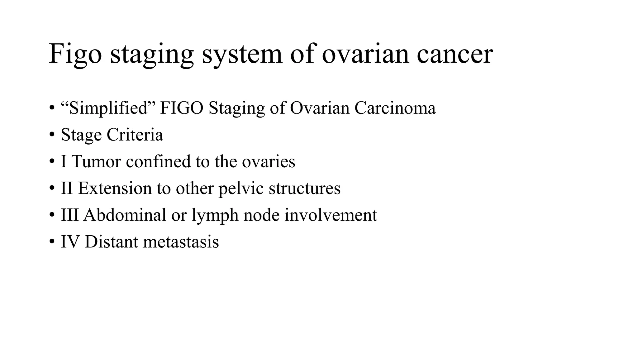 Ovarian cancer | PPTX