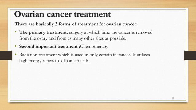 Ovarian Cancer Pptx