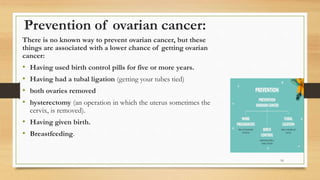 Ovarian cancer .pptx