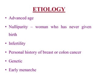 ovarian cancer.ppt
