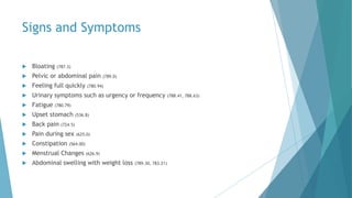 Ovarian cancer coding | PPT