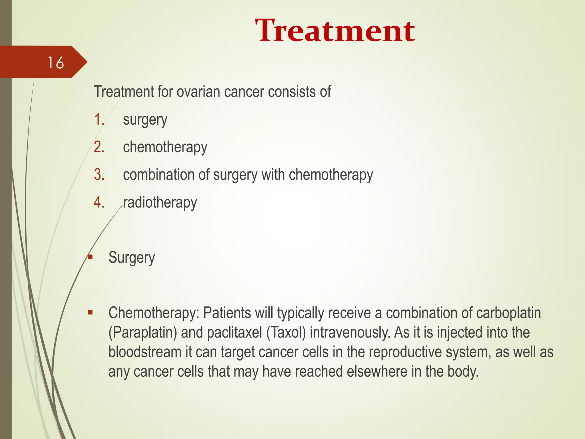 Ovarian cancer ppt | PPTX