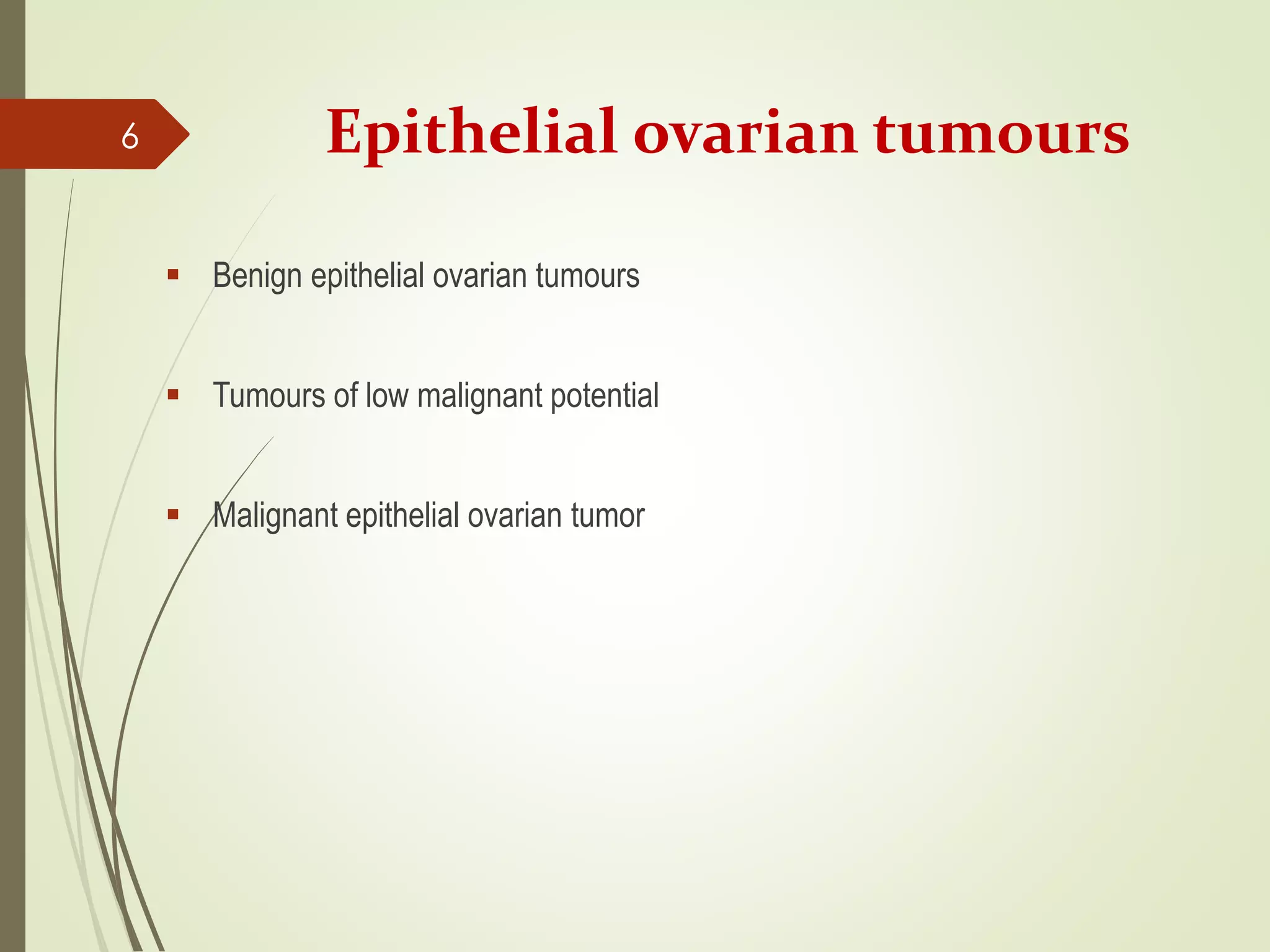 Ovarian cancer ppt | PPTX
