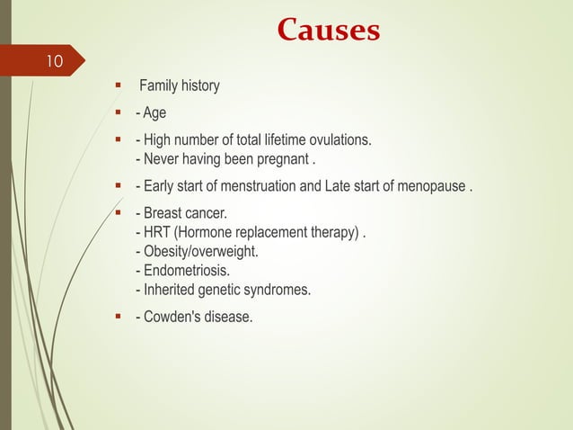 Ovarian cancer ppt | PPTX