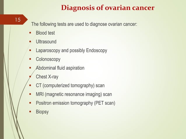 Ovarian cancer ppt | PPTX
