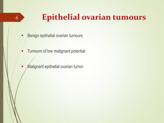 Ovarian cancer ppt | PPTX