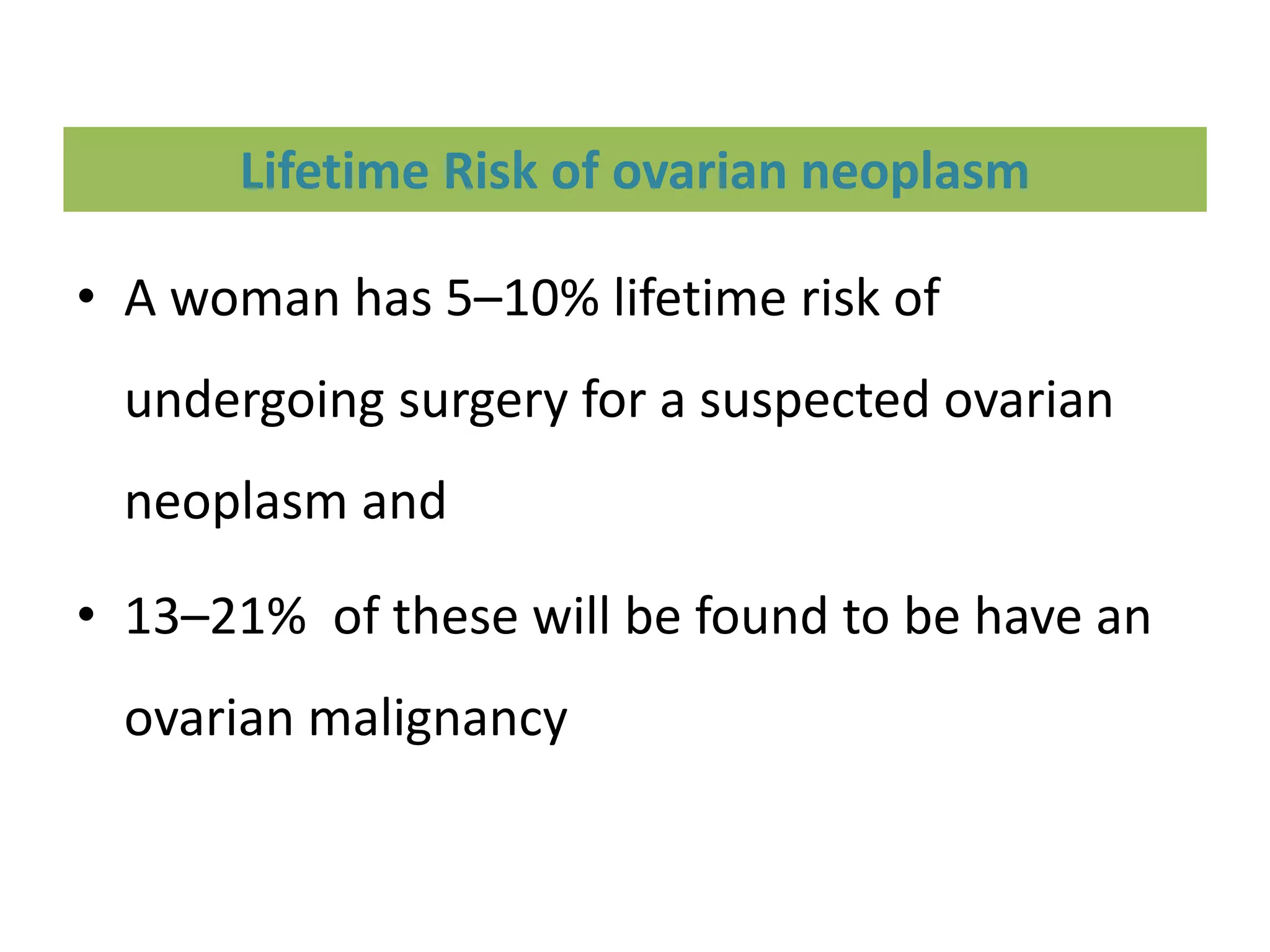 Classification of ovarian tumors | PPTX