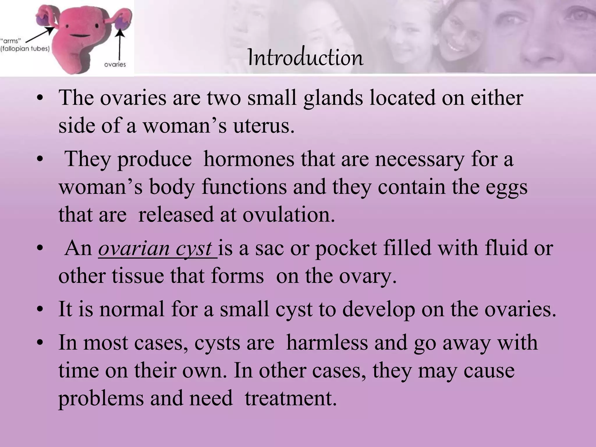 Ovarian cyst(gynec) | PPTX