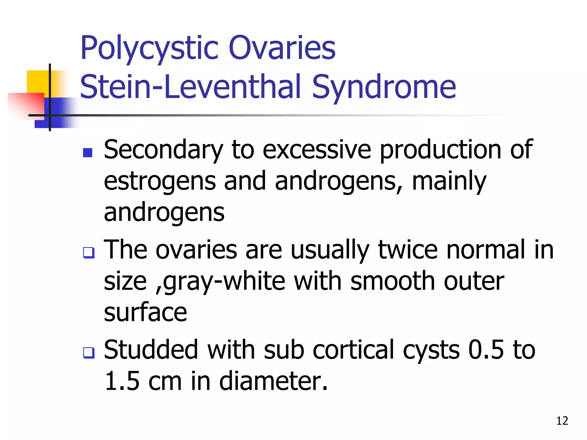 Ovarian cyst and tumors 2009.ppt
