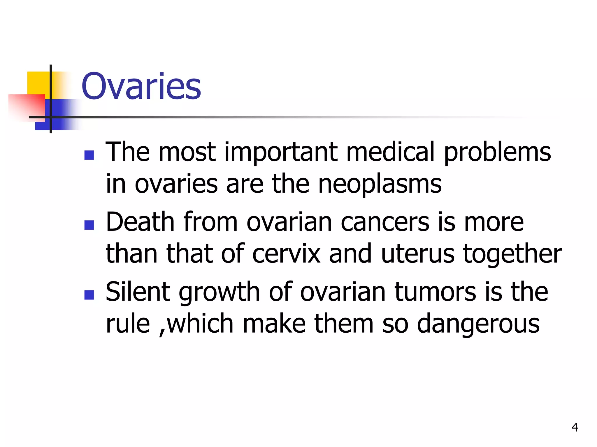 Ovarian cyst and tumors 2009.ppt