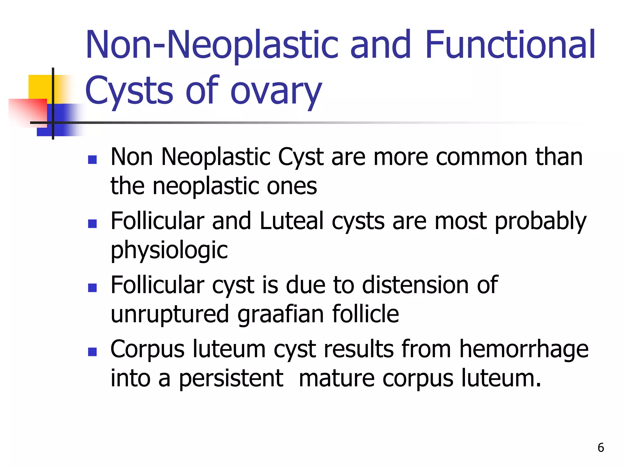 Ovarian cyst and tumors 2009.ppt