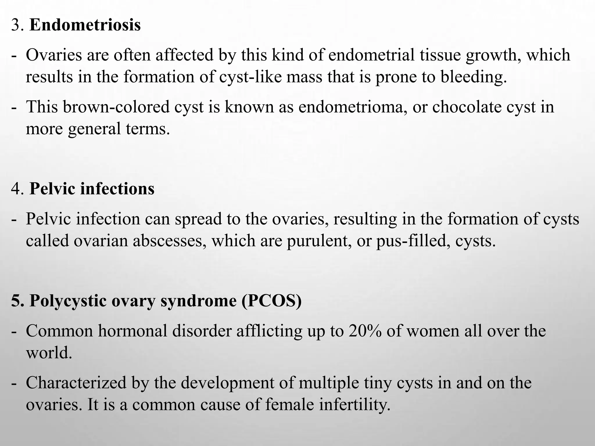 OVARIAN CYSTS & MASSES AND MANAGEMENT .pptx