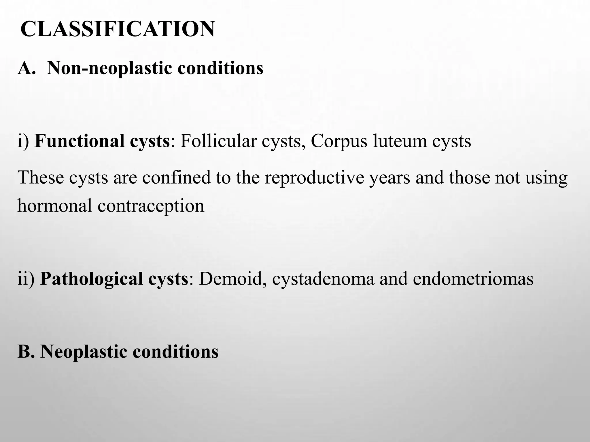 OVARIAN CYSTS & MASSES AND MANAGEMENT .pptx