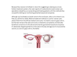 Ovarian Cyst Symptoms | PPT
