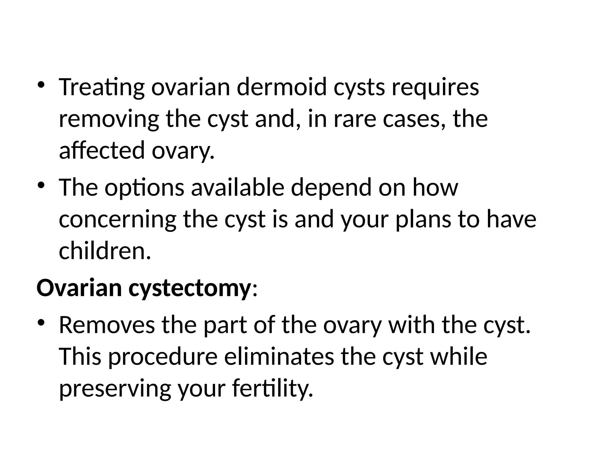 Ovarian Dermoid Cystpptx For Ovarian Abnormality Pptx 4371