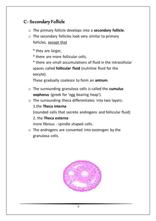 Ovarian follicles; Histology - March 2015 | PDF