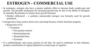 Ovarian hormones-Estrogen & Progesterone | PPTX