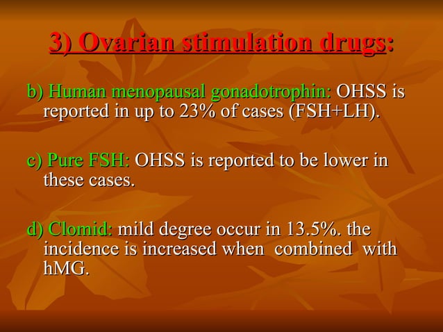 Ovarian Hyperstimulation Syndrome | PPT
