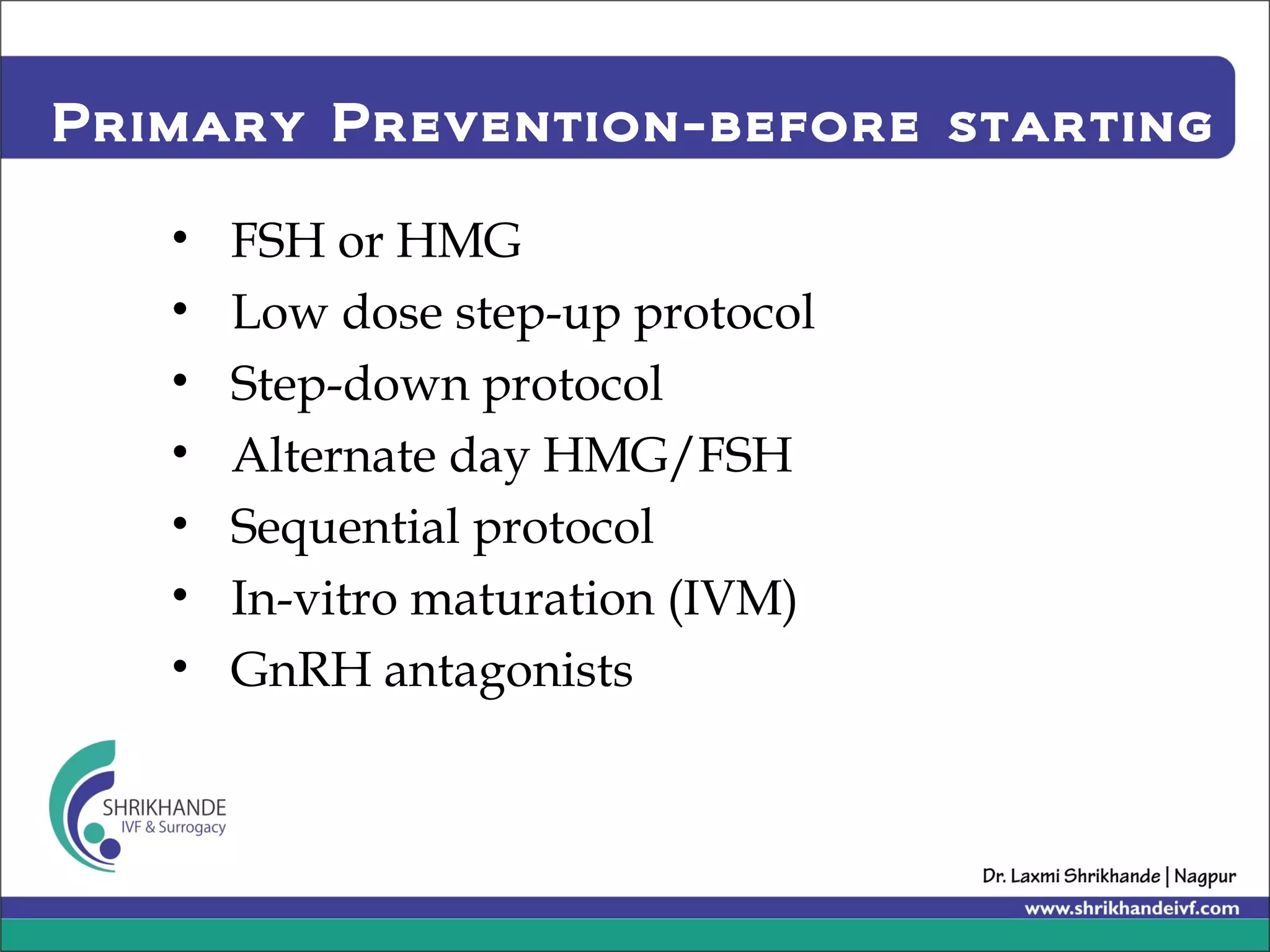 Ovarian hyper stimulation syndrome ohss | PPT