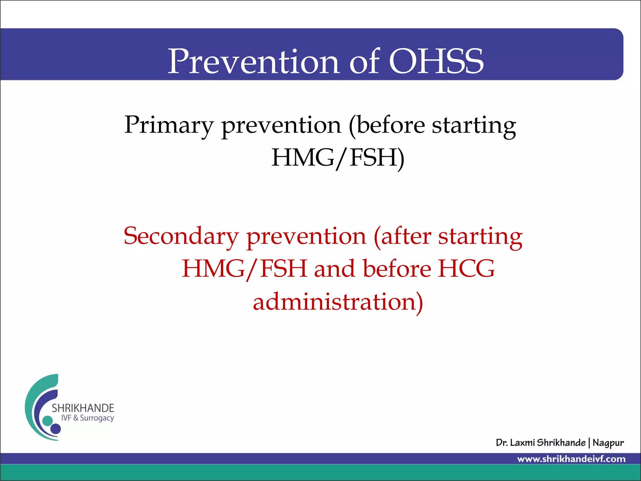 Ovarian hyper stimulation syndrome ohss | PPT